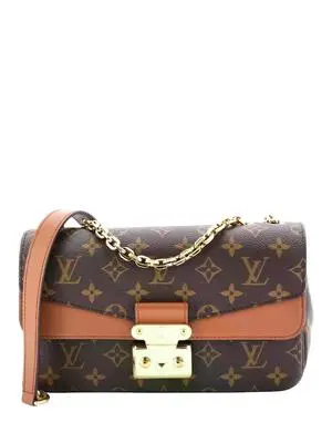 LOUIS VUITTON Marceau Handbag Monogram Canvas With Leather Shoulder Bag - Brown