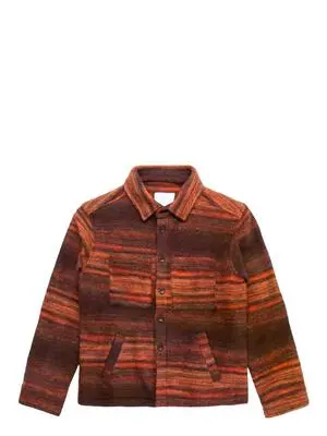 PERCIVAL Missisipi Jacquard Shirt Jacket - Brown
