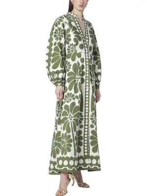 Farm Rio Printed Palermo Dress - Green