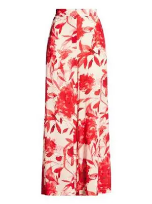 KAOS Floral Print Pajama Pants - White