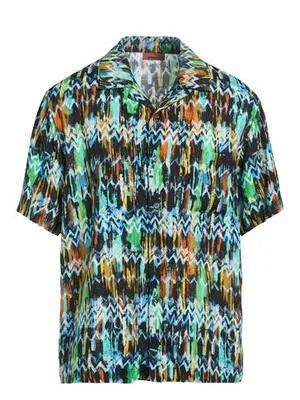 Missoni Shirt Size Viscose - Blue