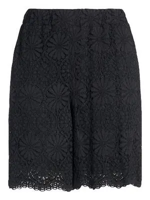 SHIRTAPORTER Lace Shorts - Black