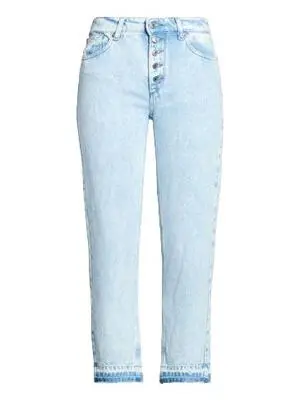 VICOLO Denim Couture Lyocell Mom Jeans - Blue