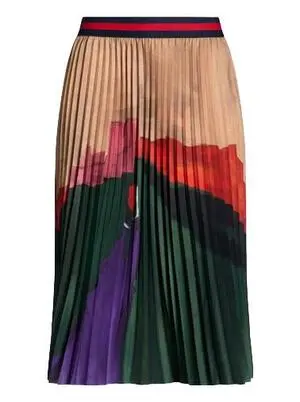 STELLA JEAN Midi Pleated Skirt