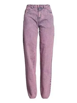 Emporio Armani Tapered High-waisted Jeans - Pink