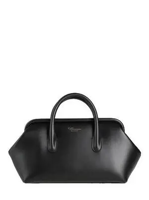 Blumarine Leather Bowler Bag - Black