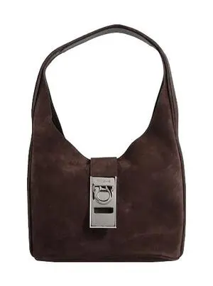 FERRAGAMO S. Hobo M Handbag - Brown