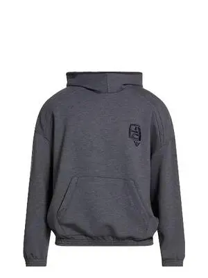 Emporio Armani Embroidered Logo Hooded Sweatshirt - Grey