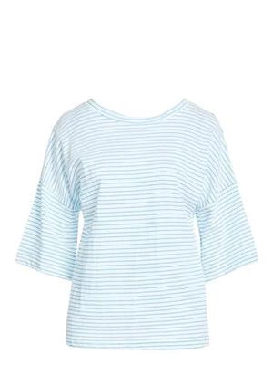 SHIRTAPORTER T-shirt In Cotton And Polyester Azure