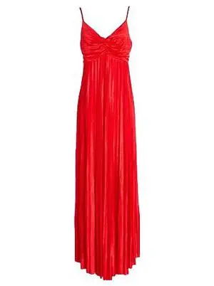 VICOLO VICOLO Maxi Pleated Dress