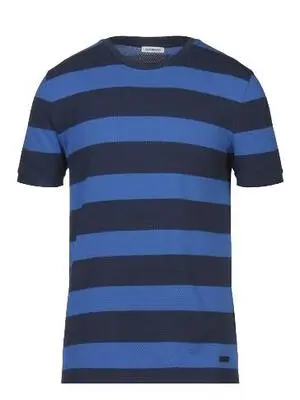 BIKKEMBERGS T-shirt Size Modal, Cotton, Elastane - Blue