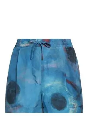 Marni Silk Shorts - Blue