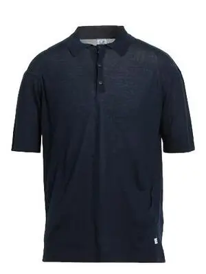 C.P. COMPANY Cotton Knit Polo Shirt - Blue