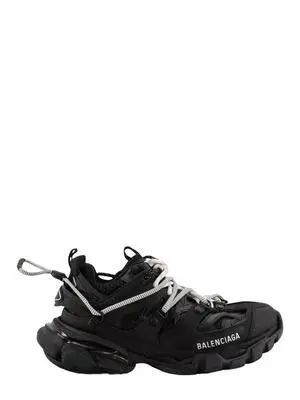 Balenciaga Track Panelled Mesh Sneakers - Black