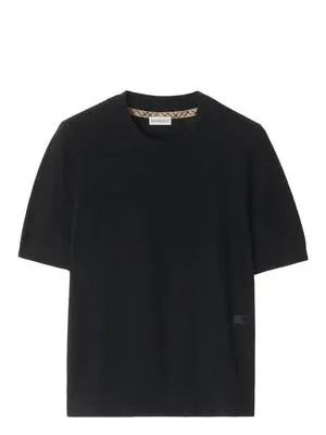 Burberry Cashmere Blend Top - Black