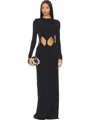 Arcina Ori Gisella Maxi Dress - Black