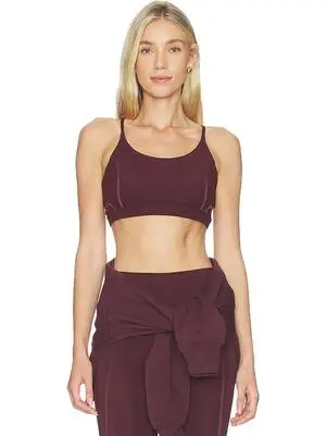 Nike Sports Bra In Burgundy - Burgundy Crush & Burgundy Ash