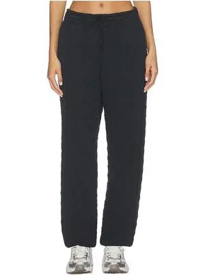 Nike Oversized High Waisted Jacquard Pants - Black & Anthracite