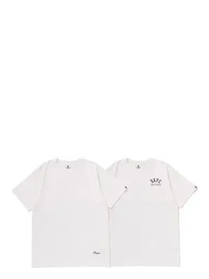 A BATHING APE 2 Pieces Tee Shirt Underwear - White