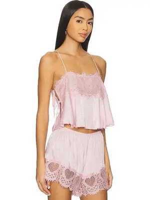 Free People X Intimately Sweet Love Cami - Pink Ribbons