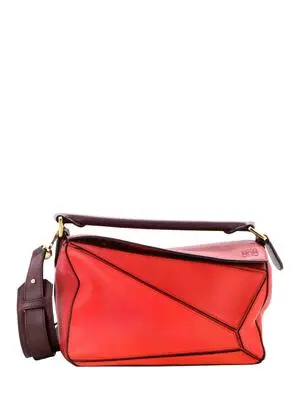 Loewe Puzzle Small Satchel - Red