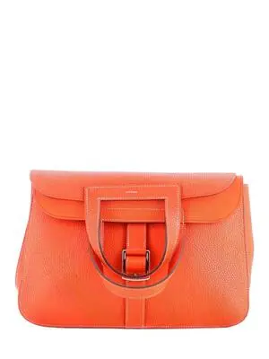 Hermès Halzan 31 Shoulder Bag - Orange