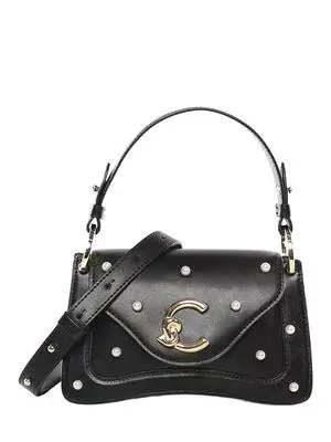 COCCINELLE Mini C-me Studded Tote Bag - Black