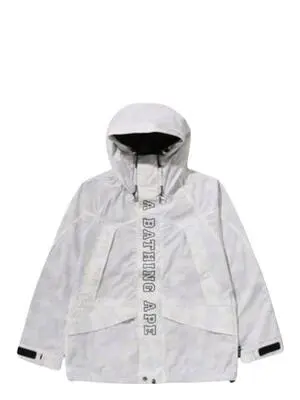 A BATHING APE City Camo Snowboard Jacket - White