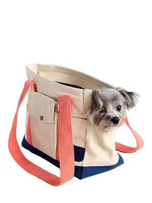 GONE TO THE DOGS Miles Pet Carrier Bag - Cream