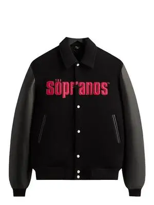 Kith X The Sopranos Varsity Jacket - Black
