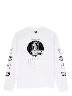 BRAIN DEAD X Death Stranding Long Sleeve T-shirt - White