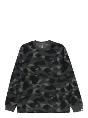 A BATHING APE Camo Thermal Lt Underwear - Black