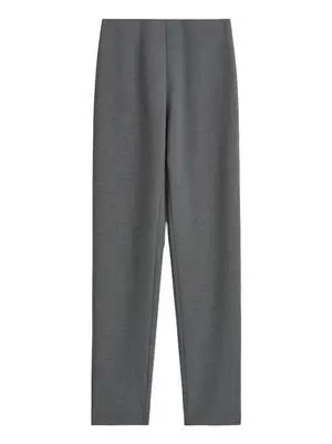 Cos Slim Straight-leg Trousers - Gray