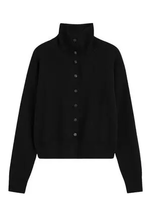 Cos Merino Wool Cardigan - Black