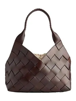 Dragon Diffusion Castello Leather Tote Bag - Dark Brown