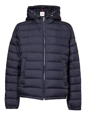 Moncler Vermeille Hooded Shell-down Jacket - Blue