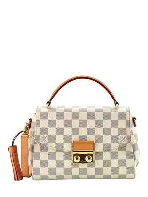 LOUIS VUITTON Croisette Damier Crossbody Bag - White