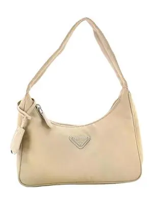 Prada Re-edition 2000 Tessuto Mini Hobo Bag - Neutrals