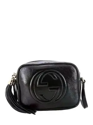 Gucci Soho Disco Patent Small Crossbody Bag - Black