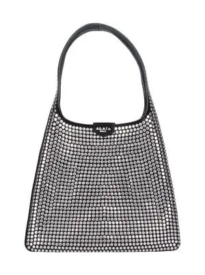 Alaïa Mini Hobo Bag - Silver