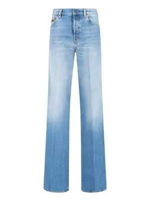 Gucci Horsebit Straight Jeans - Blue
