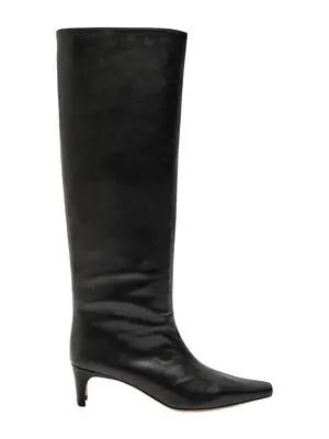 Staud Leather Knee-high Boots - Black