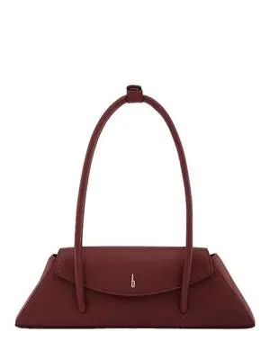BEHNO Diana Leather Shoulder Bag - Brick