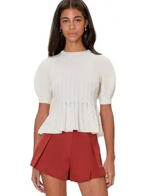 Rebecca Taylor Ella Knit Sweater - Ivory