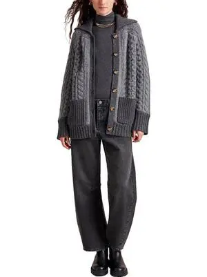LA LIGNE Nuage Cardigan - Charcoal