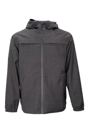 LORDS OF HARLECH Luca Waterproof Wool Jacket - Charcoal