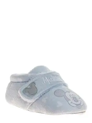 JOSMO Mickey Mouse Faux Fur Lined Bootie - Light Blue