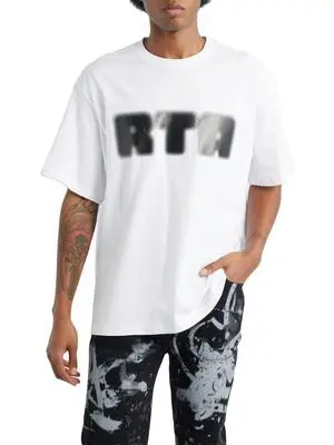 RtA Colin Logo Graphic T-shirt - White Radio House