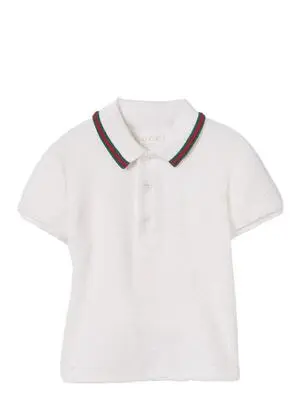 Gucci Polo With Logo - White