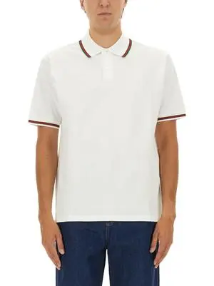 Gucci Embroidered Polo Shirt - White